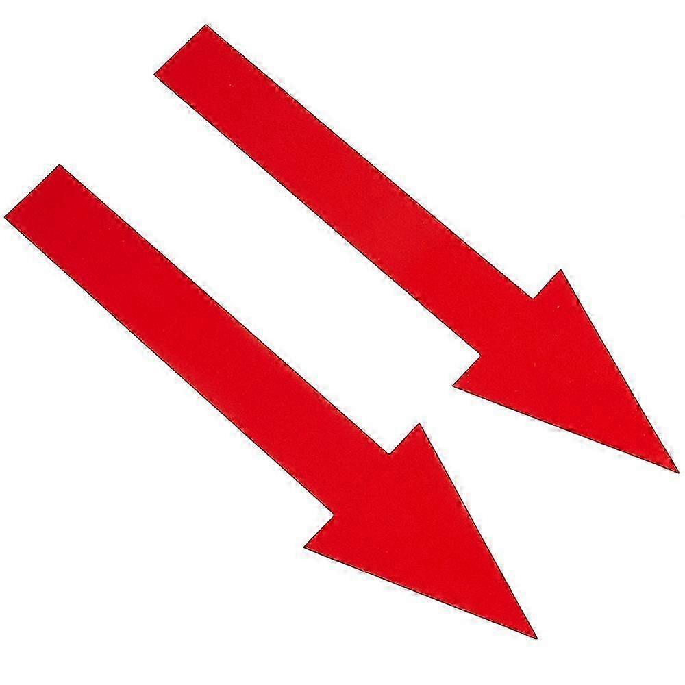 20Pcs Red Arrow Sticker 8 x 2 inch Removable Waterproof Self-Adhesive ...