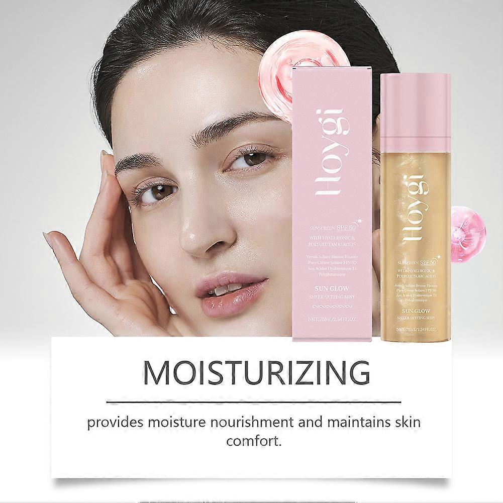Sheer Setting Mist Sunscreen SPF 50, Broad Spectrum Shimmering Body Oil ...