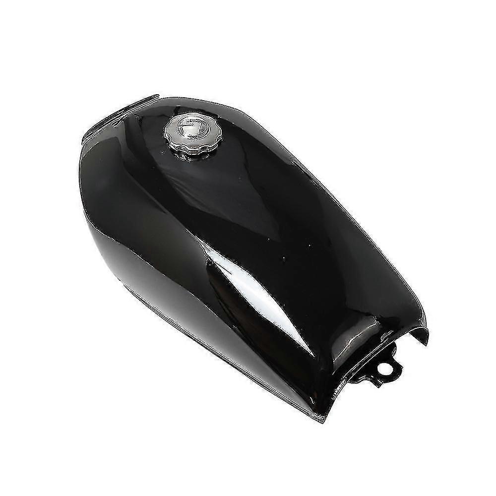 Black Motorcycle Universal 9l Gas Tank Cafe Racer Vintage Fuel Tank ...