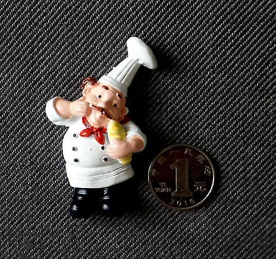 6-pack Extra Large Chef Magnets For Fridge Cute Magnet 3d Fat Chef ...