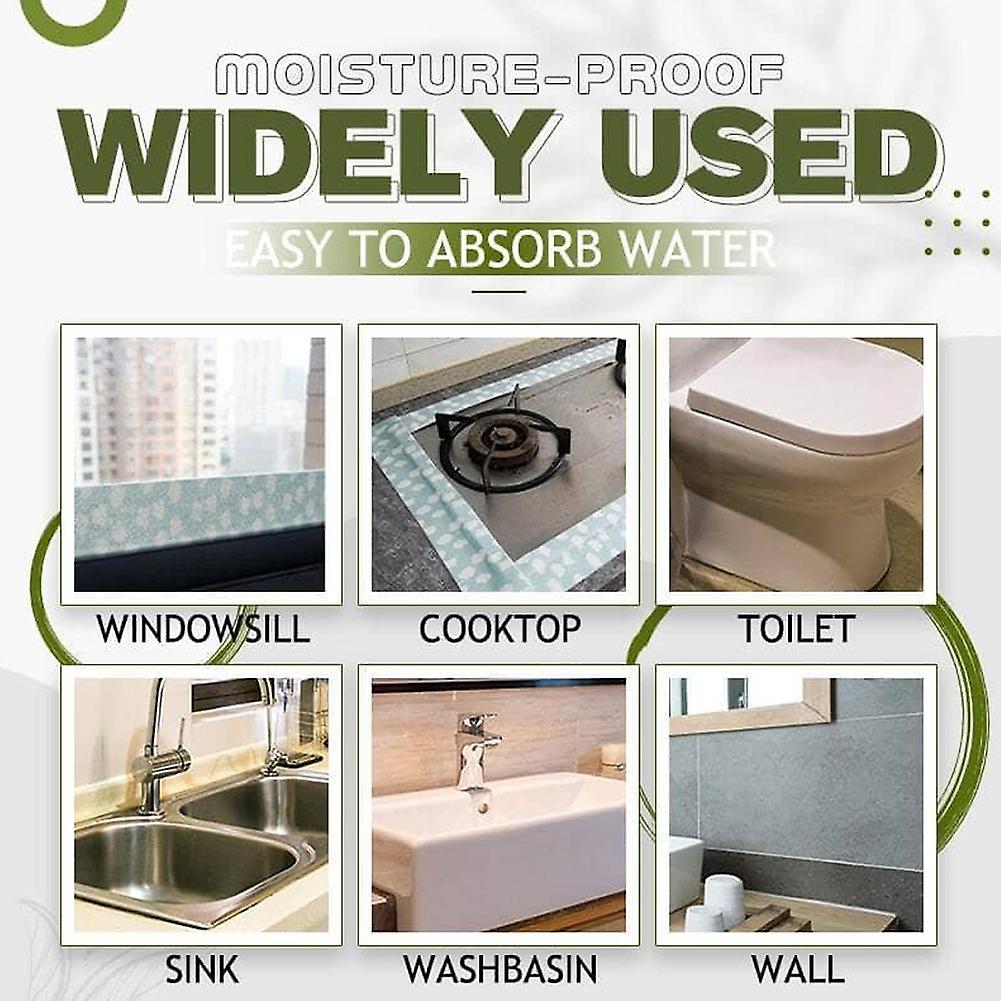Waterproof Caulk Tape Window Glass Water Absorber Self-Adhesive Sink ...