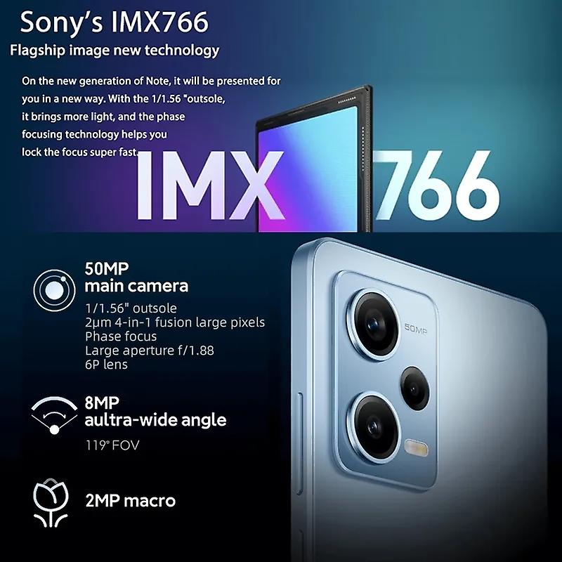 Xiaomi Redmi Note 12 Pro 5G Smartphone Octa Core 6.67" OLED-skjerm 50MP ...