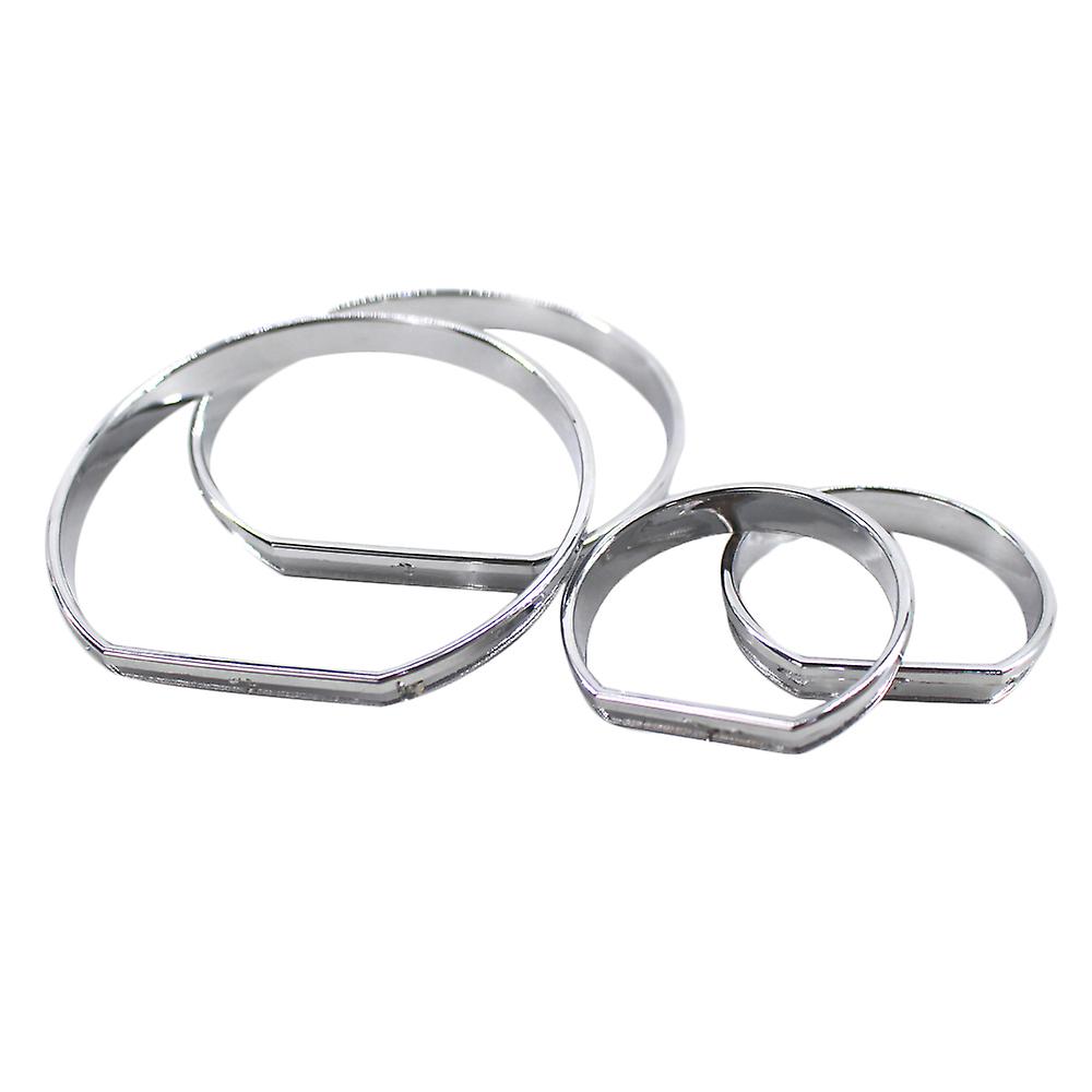 Chrome Gauge Cluster Dashboard Bezel Rings Trim Dial Rings Bezel ...