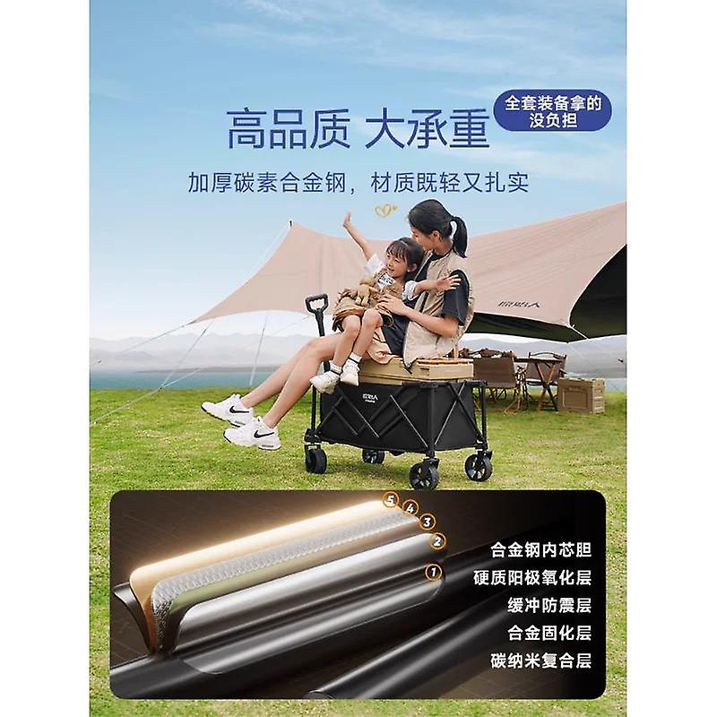 Camper Trolley, Outdoor Camping Trailer, Foldable Trolley, Picnic ...