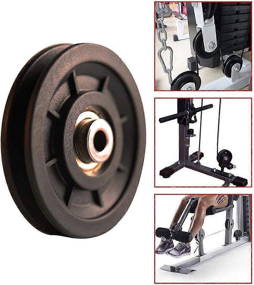 90mm Bearing Nylon Pulley, Strength Training Pulley, Universal Wheel ...