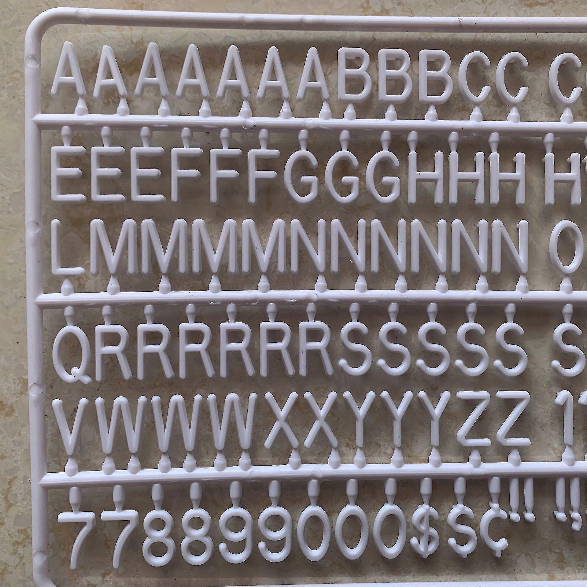 3/4 Inch Letters For Letter Boards,300 Pieces Including Letters ...