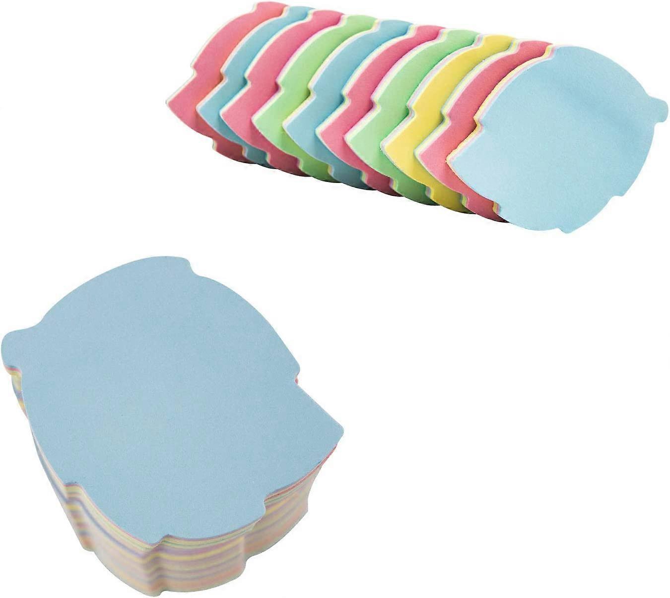 New,suitable 10 Pads Sticky Notes Leaf Shaped-76x76mm Self Stick Post ...