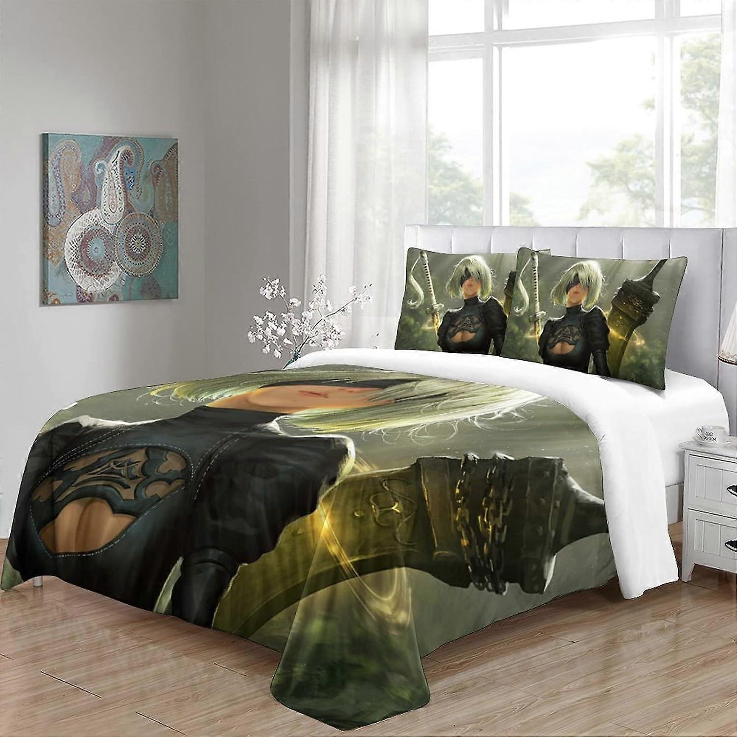 Nier Automata Bedding D Game Yorha No Type B Printing Duvet Cover And ...