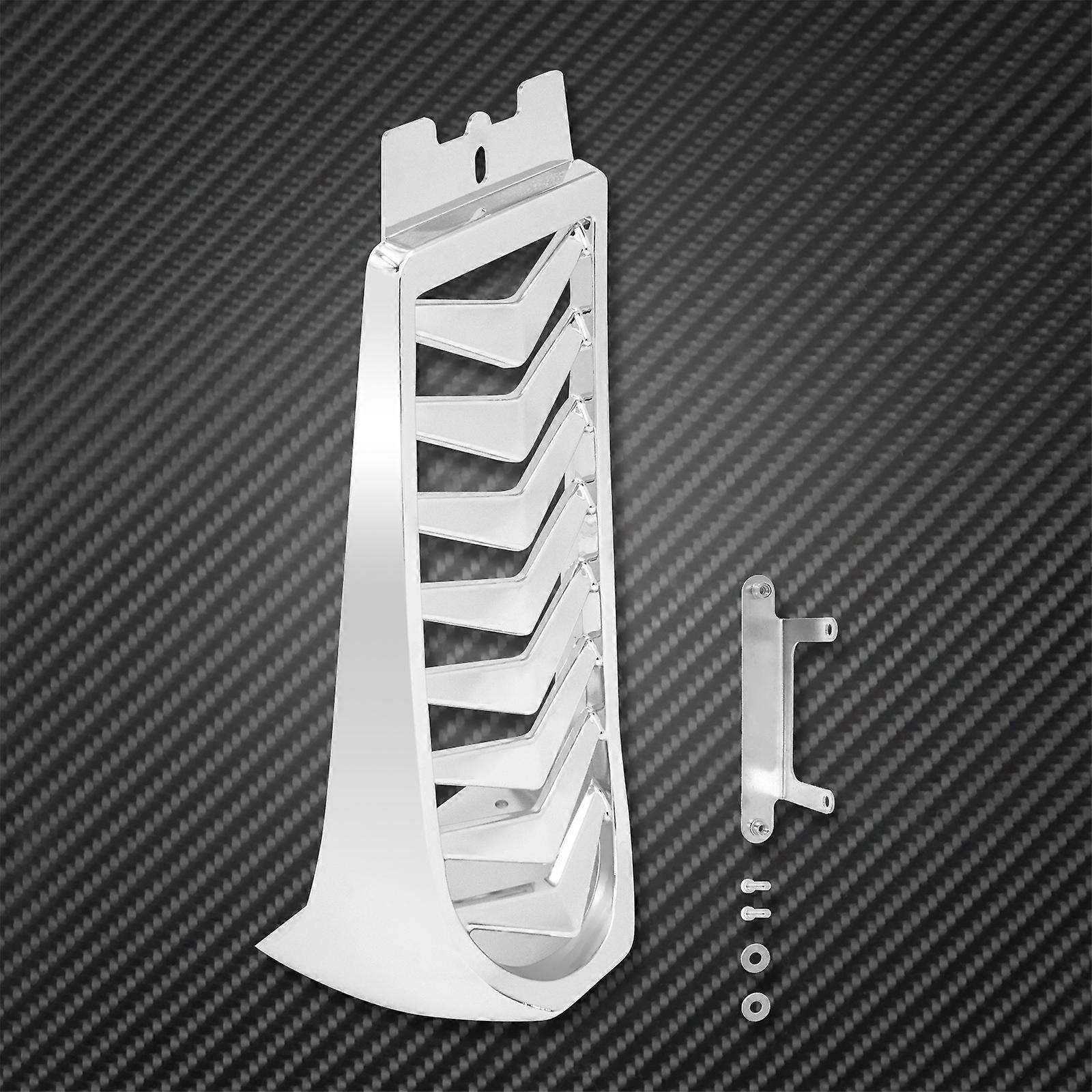 Motorcycle Front Lower Radiator Cover Chin Fairing Spoiler Chrome For ...