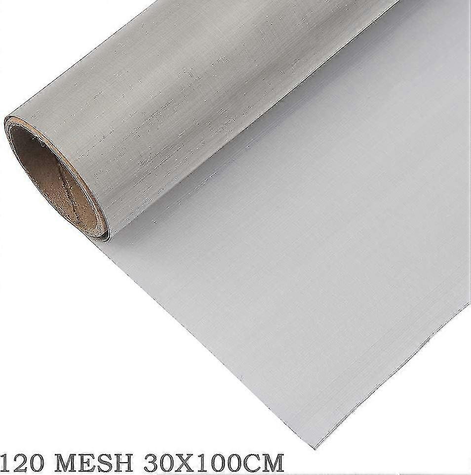 304 Stainless Steel Woven Wire 120 Mesh - 30 X100CM Filter Screen Sheet ...