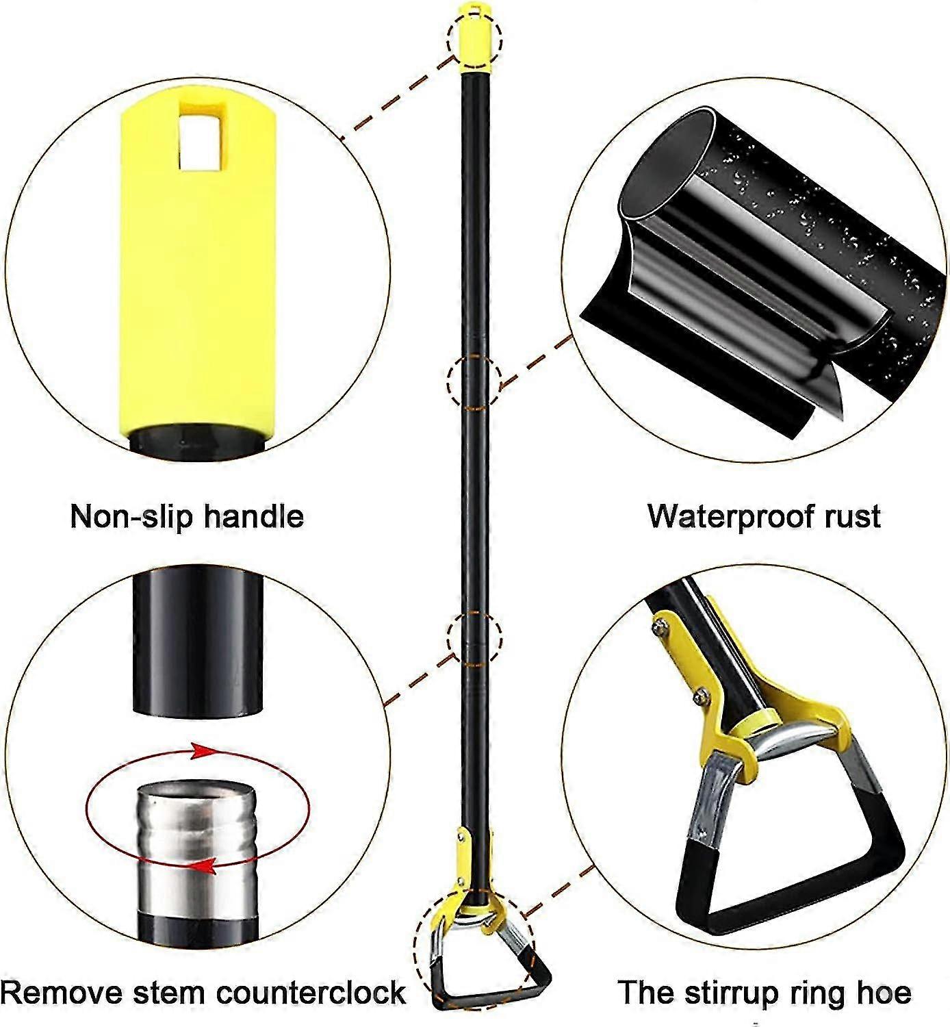 Hoe Garden Tool, Garden Hoe Stirrup Hoes Garden Hula Hoes For Weeding ...