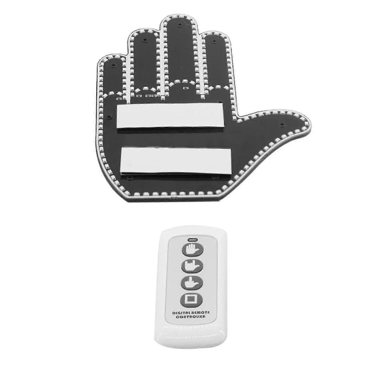 Funny Car With Remote, Road Rage Signs Middle Finger Gesture Light ...