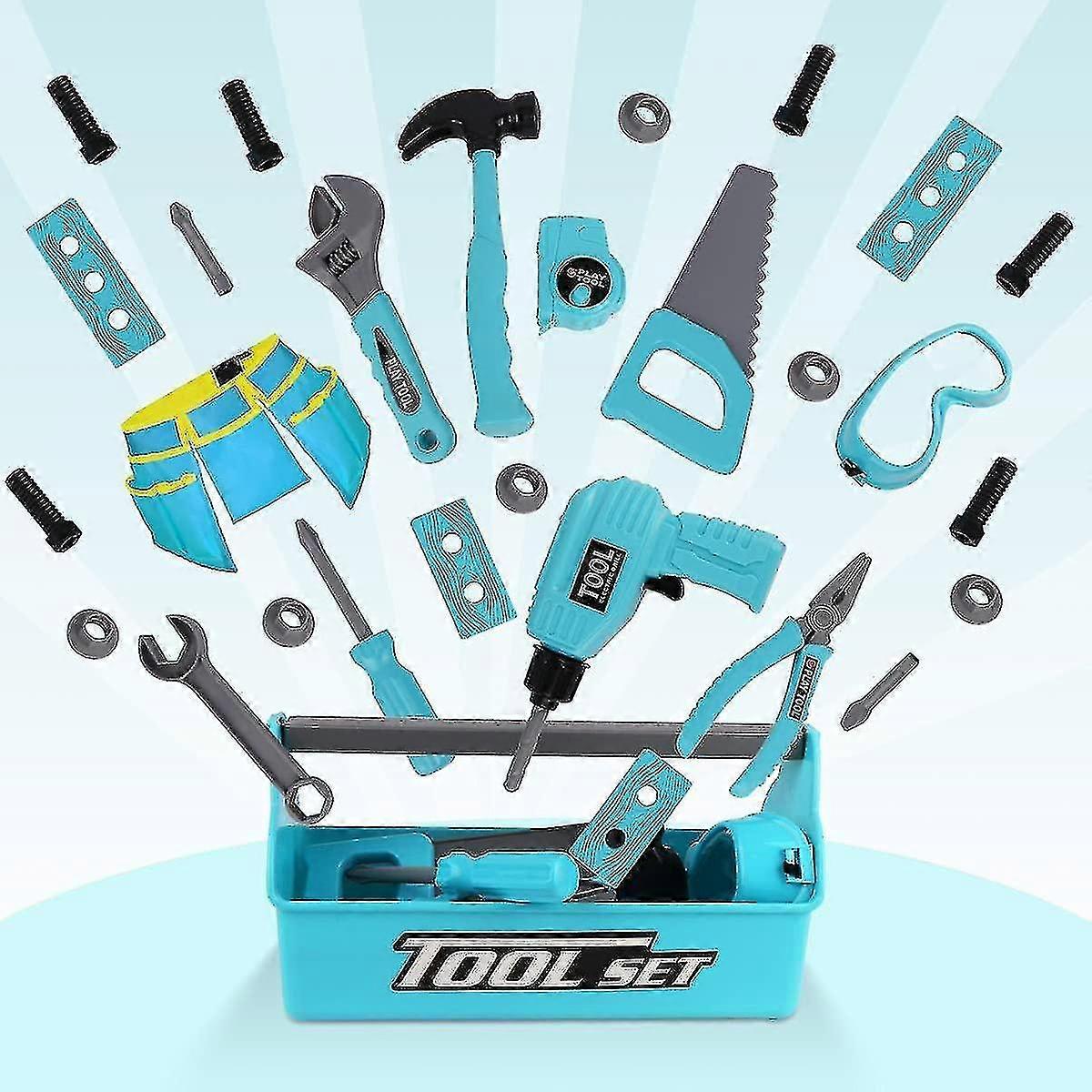 Kids Tool Set - 30pcs Pretend Play Tool Toys With Kids Tool Belt ...