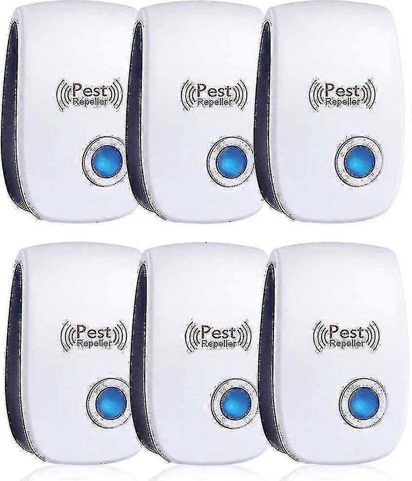 6x Ultrasonic Plug In Pest Repeller Deter Mouse Mice Rat Spider Insect ...