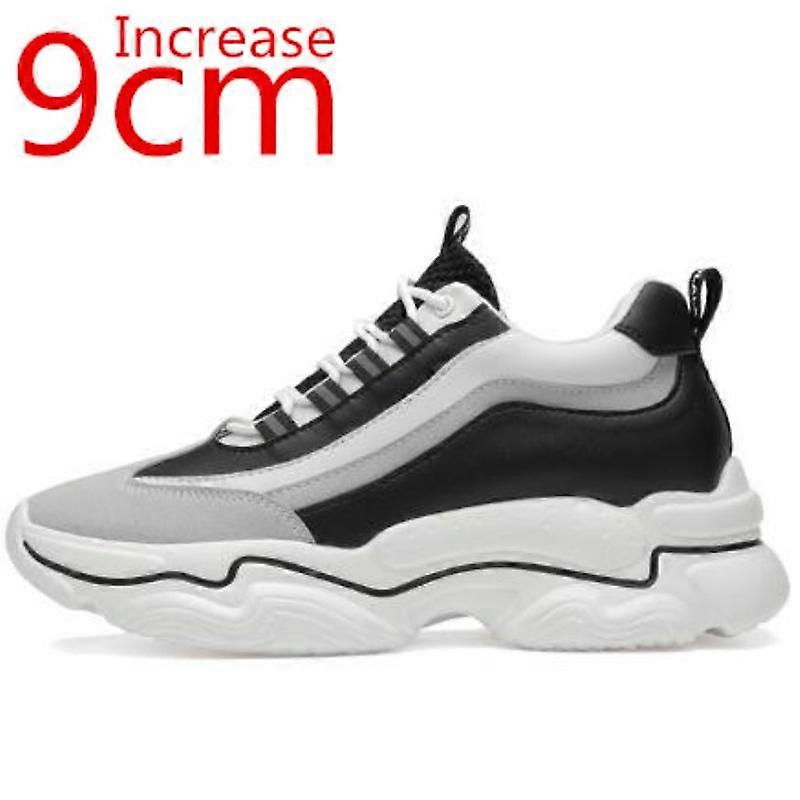 Men Elevator Shoes Heightening Shoes Height Increased 9cm Shoes Insoles ...