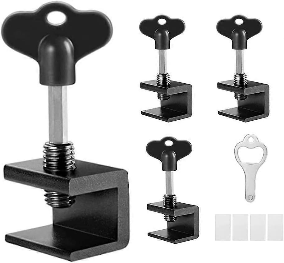 4 Pcs Sliding Window Lock, Sliding Bay Lock, Aluminum Sliding Window ...