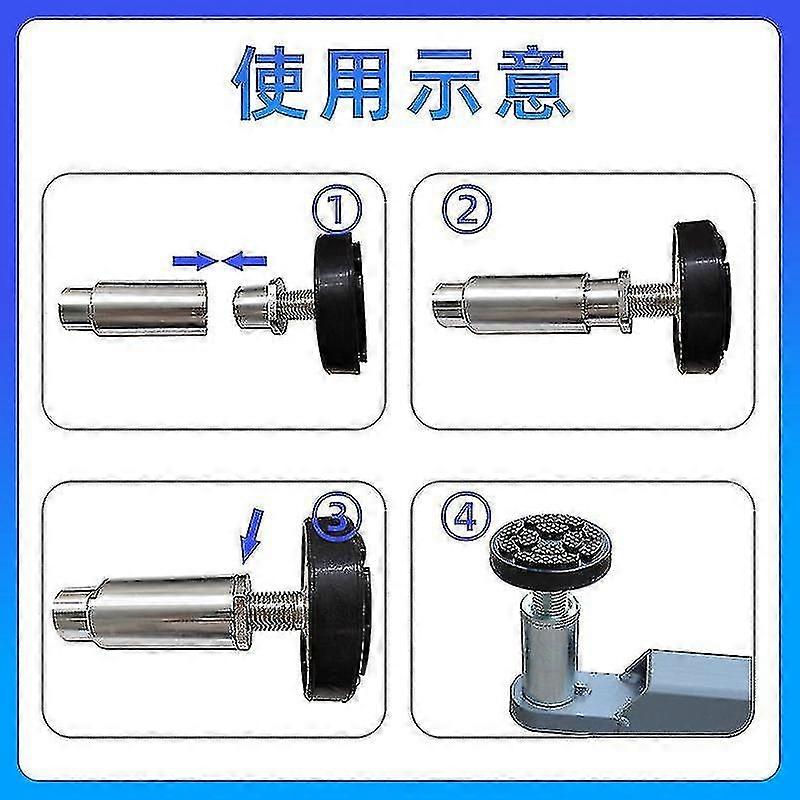 Car Lift Rubber Pad Lift Tray Heightening Feet Plus High Leg Pads Solid ...