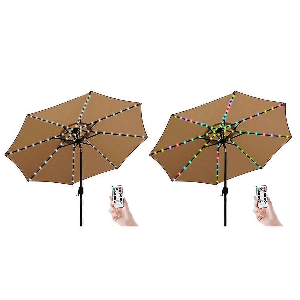 Waterproof Parasol LED Light String with Remote Control for Outdoor ...