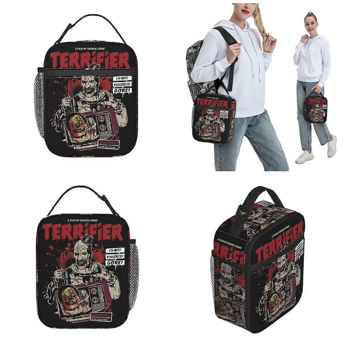 Terrifier Horror Movie Insulated Lunch Bags Cooler Bag Meal Container ...