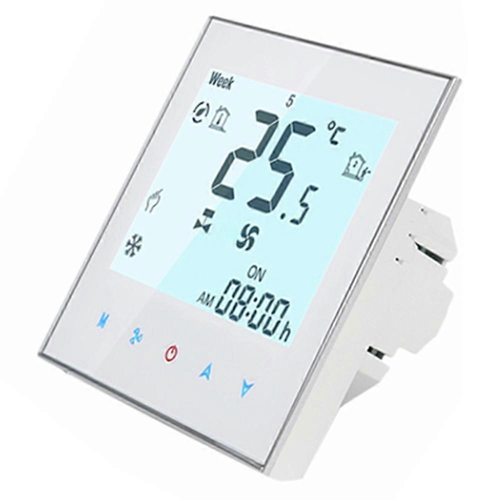 BAC-1000ALW Touch Screen LCD Display Temperature Controller Smart WiFi Programmable Thermostat ...