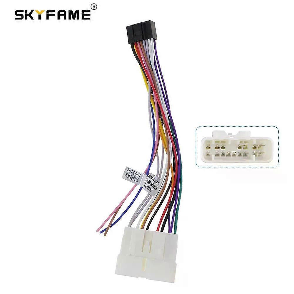 Applies to Car 16pin Wiring Harness Adapter Android Radio Power Cable ...