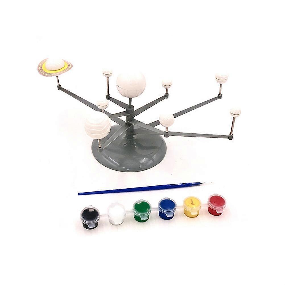 DIY Solar System 9 Major Planets Toy with Paint and Brush Nine Planets ...
