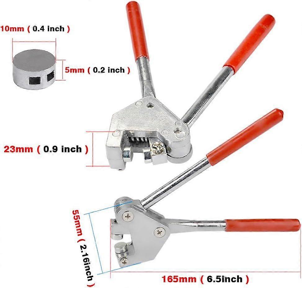 Pliers Sealing pliers Set Red lead Seal 10mm Plastic handle (1x sealing ...