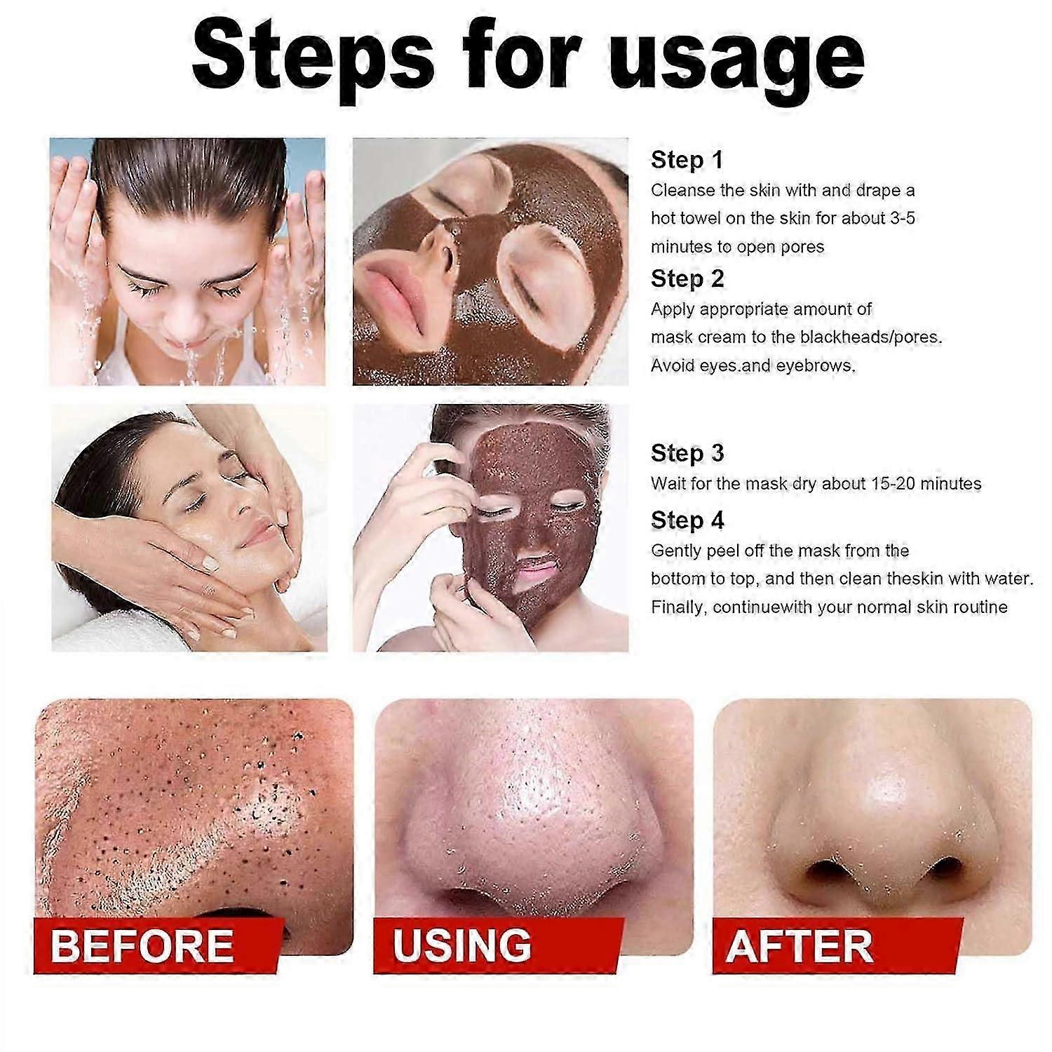 Herbal Spots Peel-Off Facial Mask, Spot Peel off Mask, Anti-Aging Anti ...