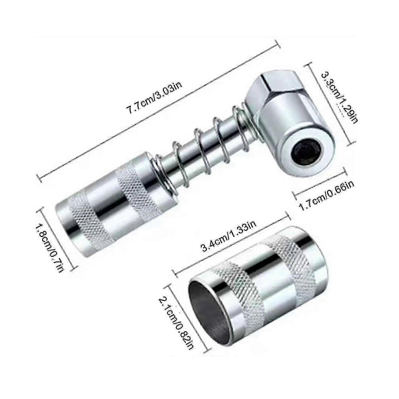 90 Degree Grease Coupler With Coupling Connector For Lubrication Tool ...
