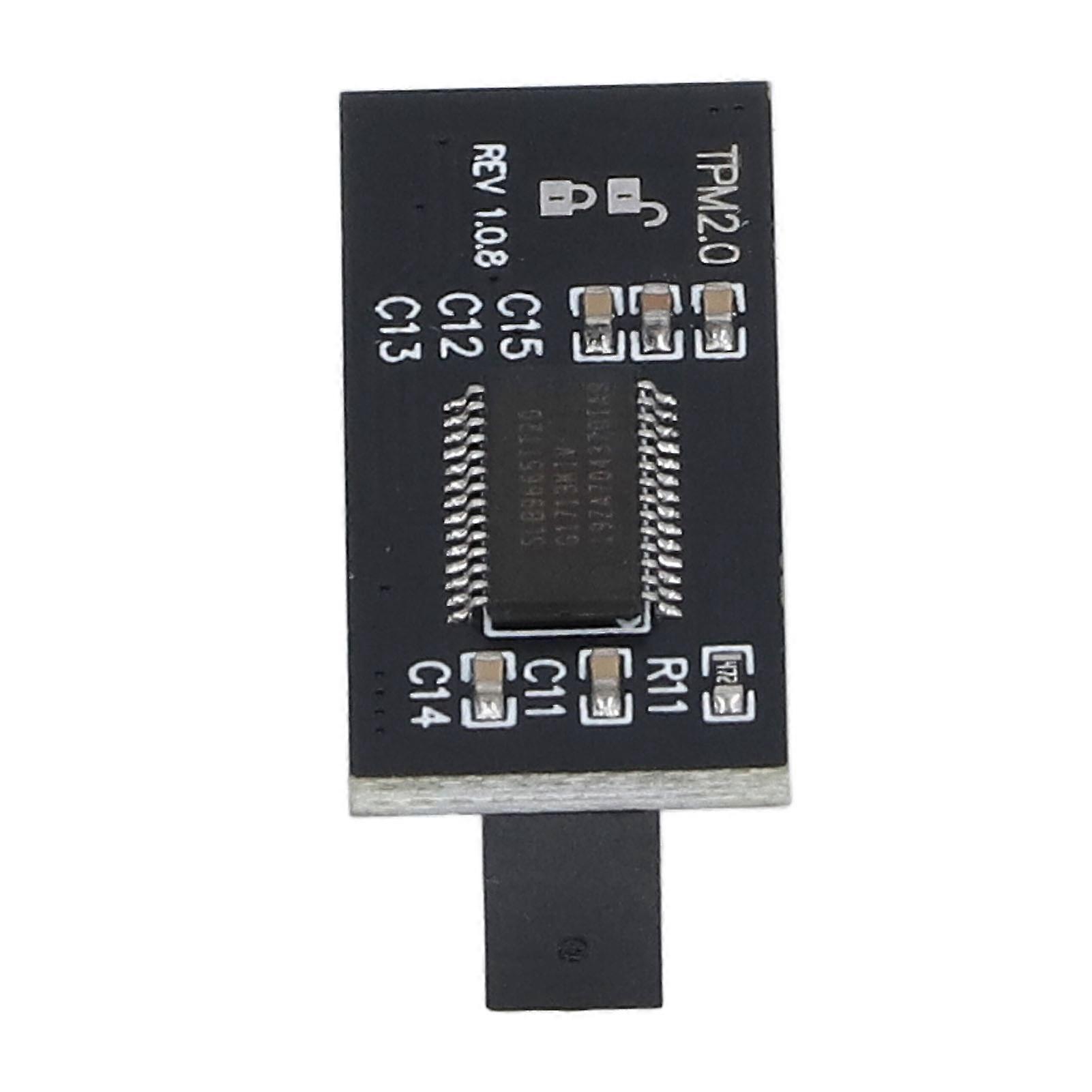 TPM 2.0 Module 20 Pin LPC Interface Encrypted Trusted Platform Module ...