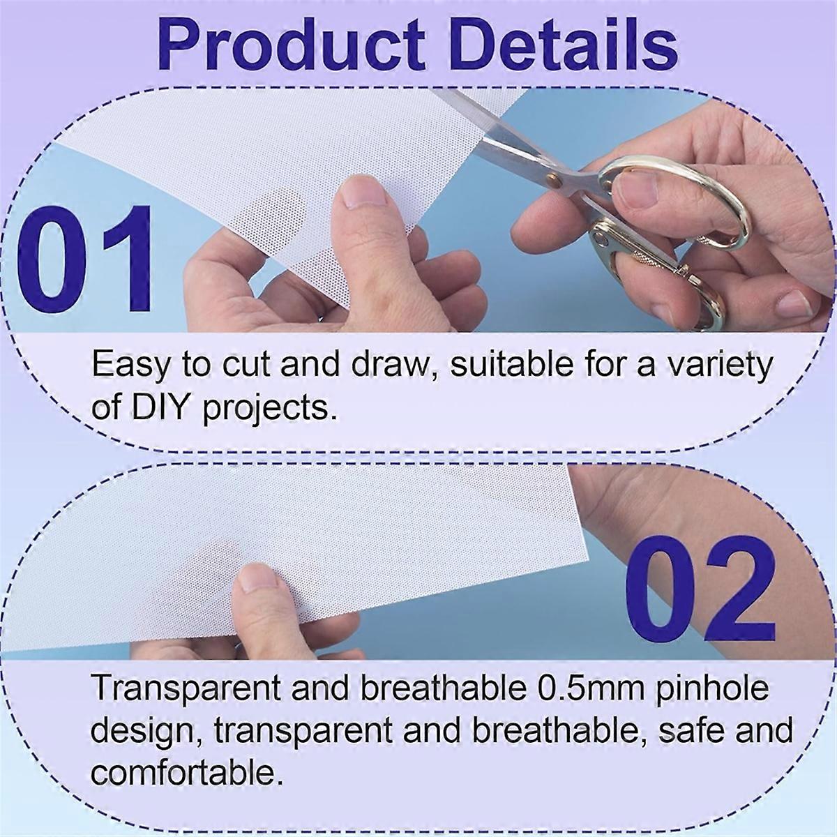 5 Sheets 0.5 mm Fursuit Eyes Mesh, Waterproof Printable Eye Nets for ...