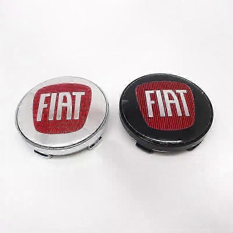 4 Pieces 60mm Universal Wheel Center Hub Caps for Fiat Models Including ...