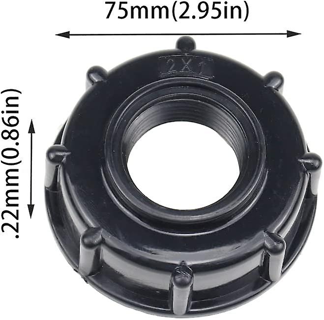 2024 3 Pieces Ibc Drain Tank Adapter Plastic Water Tank Lid Adapter To ...