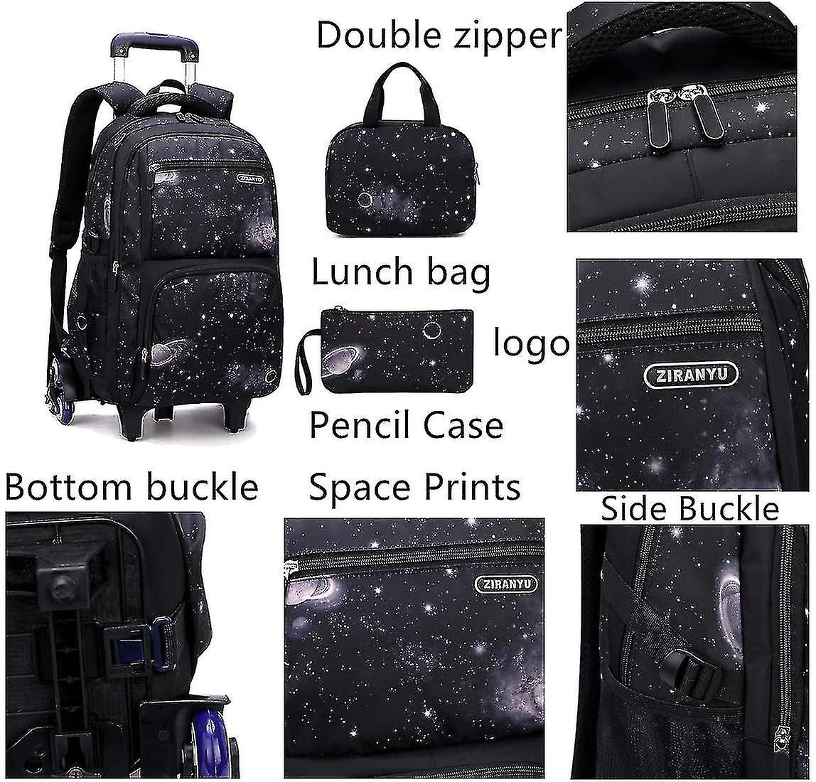 Rolling Backpack Elementary Backpack With 2 Wheels Elementary School ...