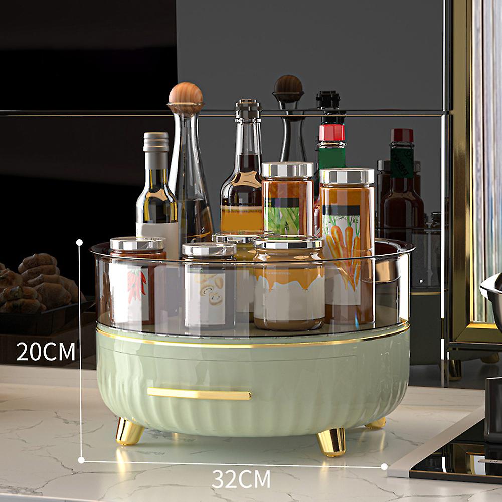 Kitchen Storage Rack 360° Rotating Multipurpose Spice Storage Large ...